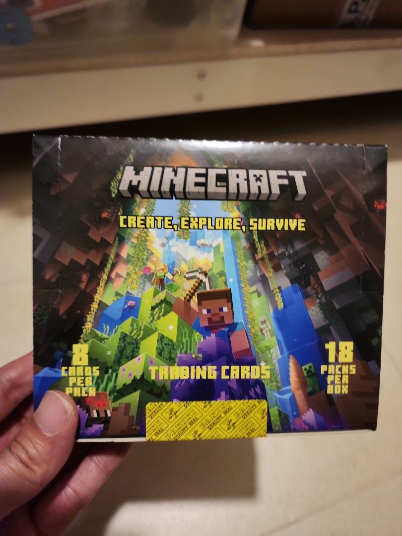 Minecraft Trading Cards - Panini, Hobbies & Toys, Toys & Games on Carousell