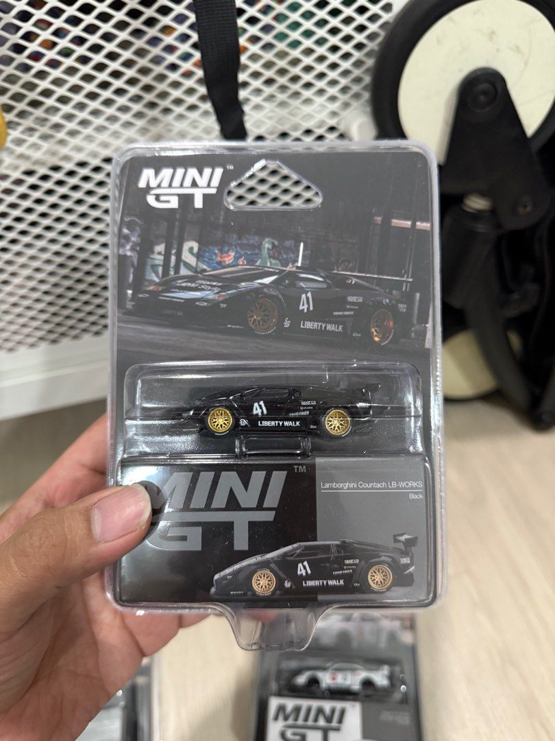 Mini GT Lamborghini Countach LB-WORKS Black, Hobbies & Toys, Toys ...