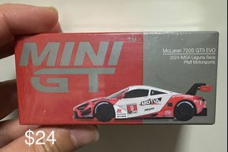 MINI GT MGT00993-L McLaren 720S GT3 Evo Pfaff Motorsports 2024 IMSA ...