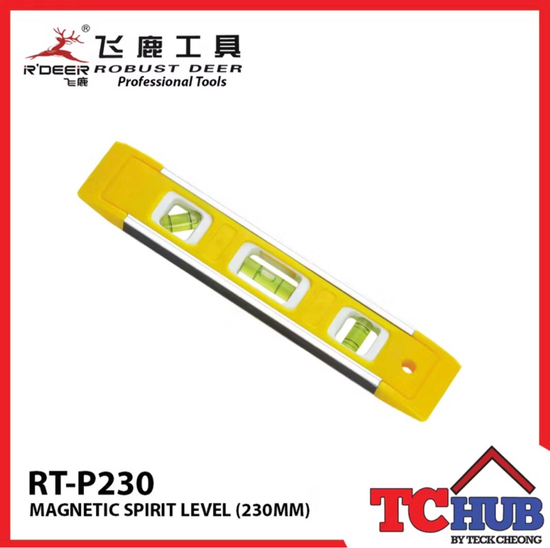 Mini Spirit Level with Magnetic Base, Furniture & Home Living, Home ...