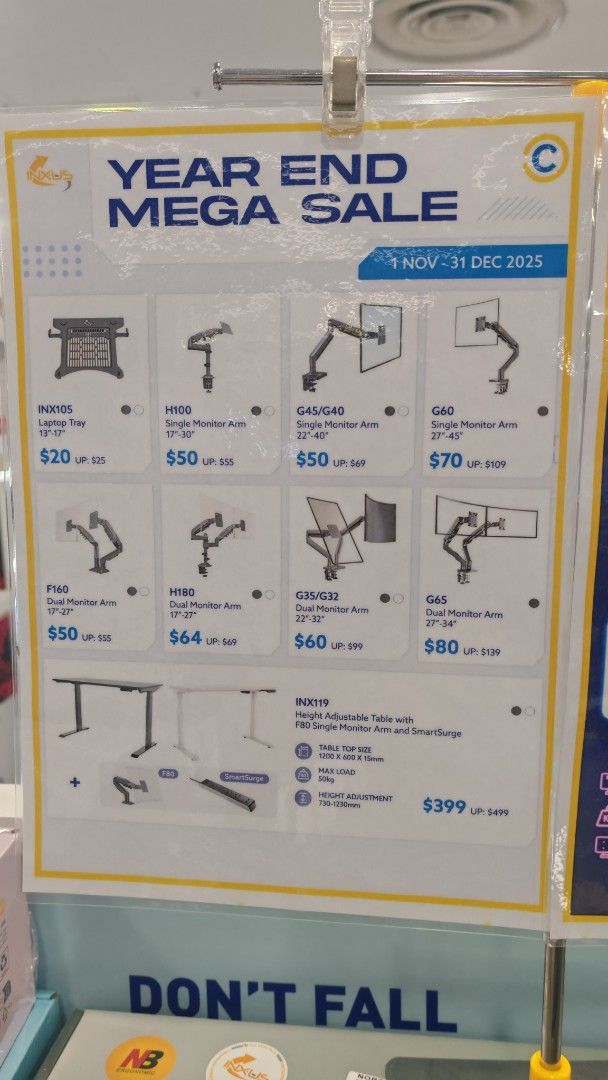 Monitor Arm - Various Models Available, Computers & Tech, Parts ...