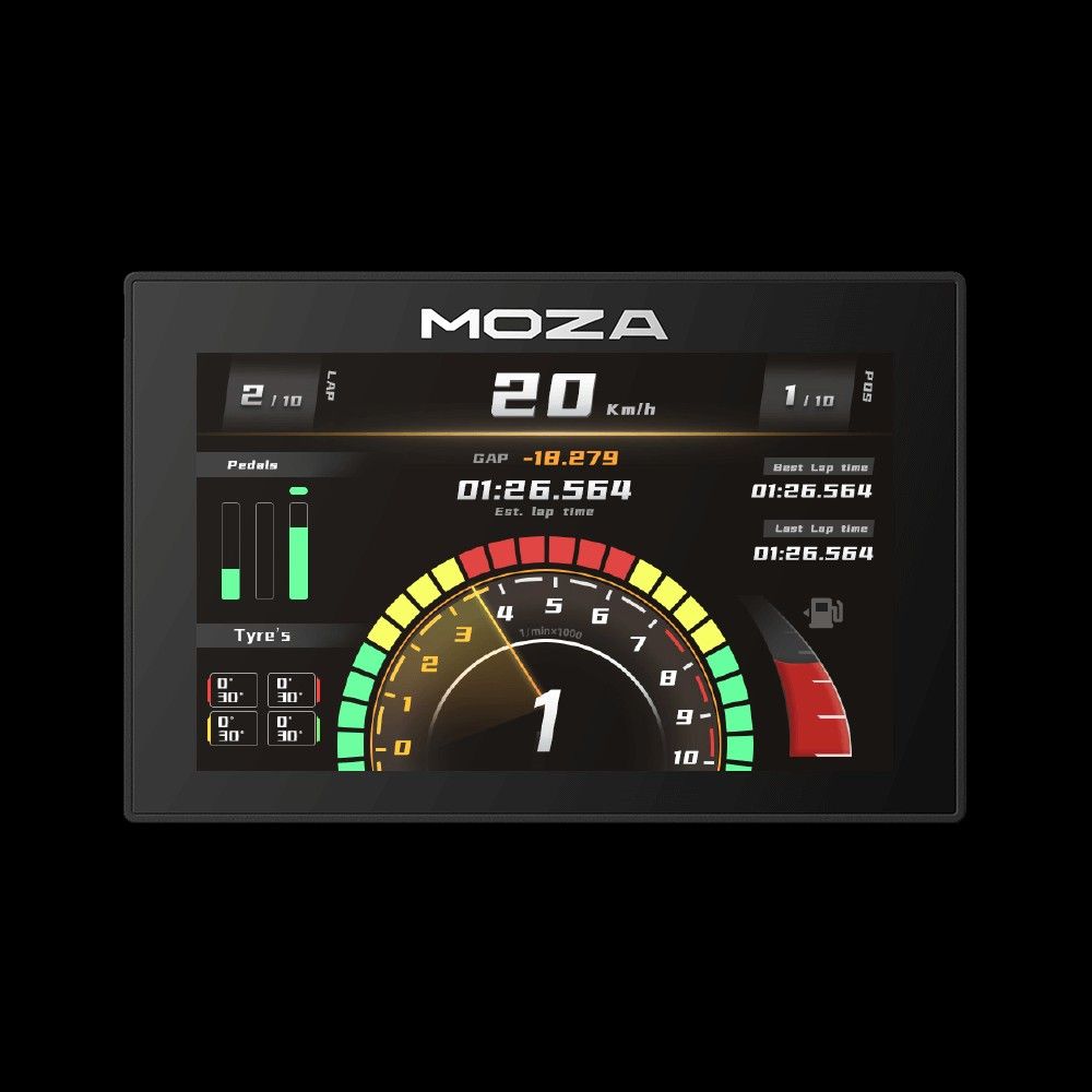 MOZA Racing CM HD Digital Racing Dash Meter, Video Gaming, Gaming Accessories, Controllers on ...