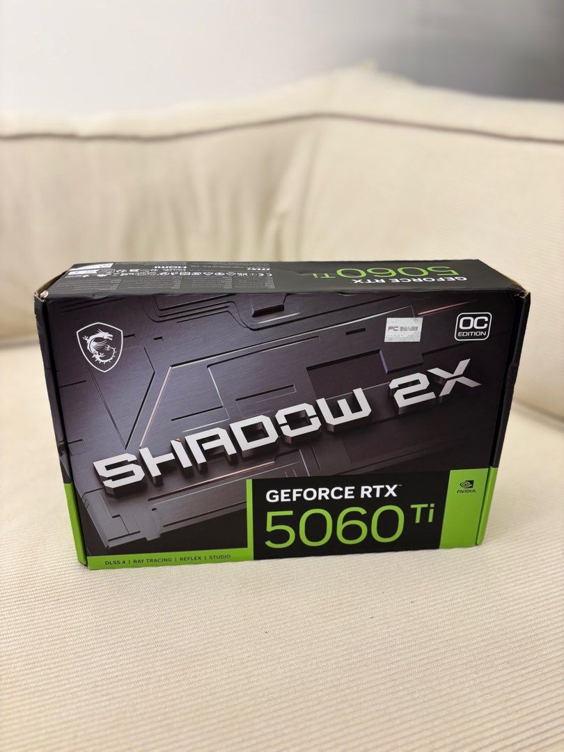MSI GeForce RTX 3060 Ti Shadow 2X OC Edition, Computers & Tech ...