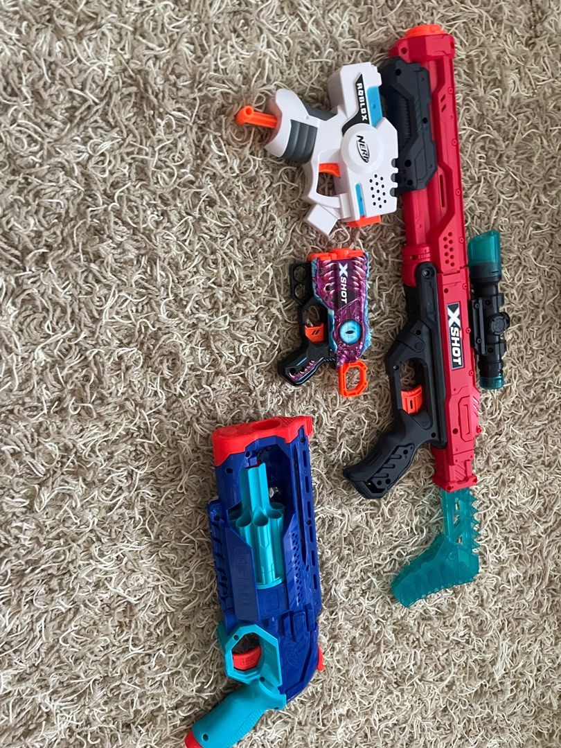 Nerf, X-Shot, and Roblox Toy Guns, Hobbies & Toys, Toys & Games on ...