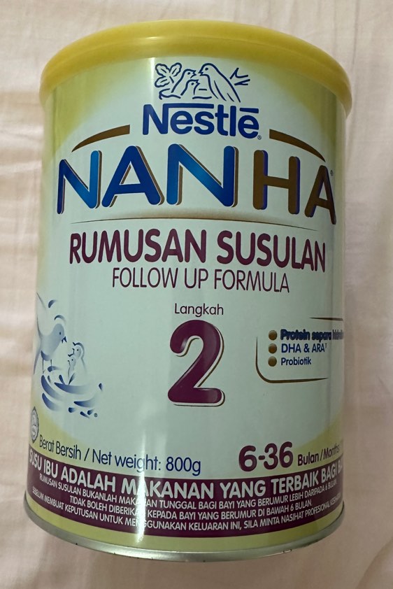 Nestle NAN HA 2 Follow Up Formula 800g, Babies & Kids, Nursing ...