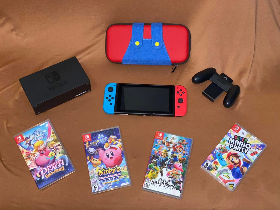 Nintendo Switch Console with Games, Video Gaming, Video Games, Nintendo ...