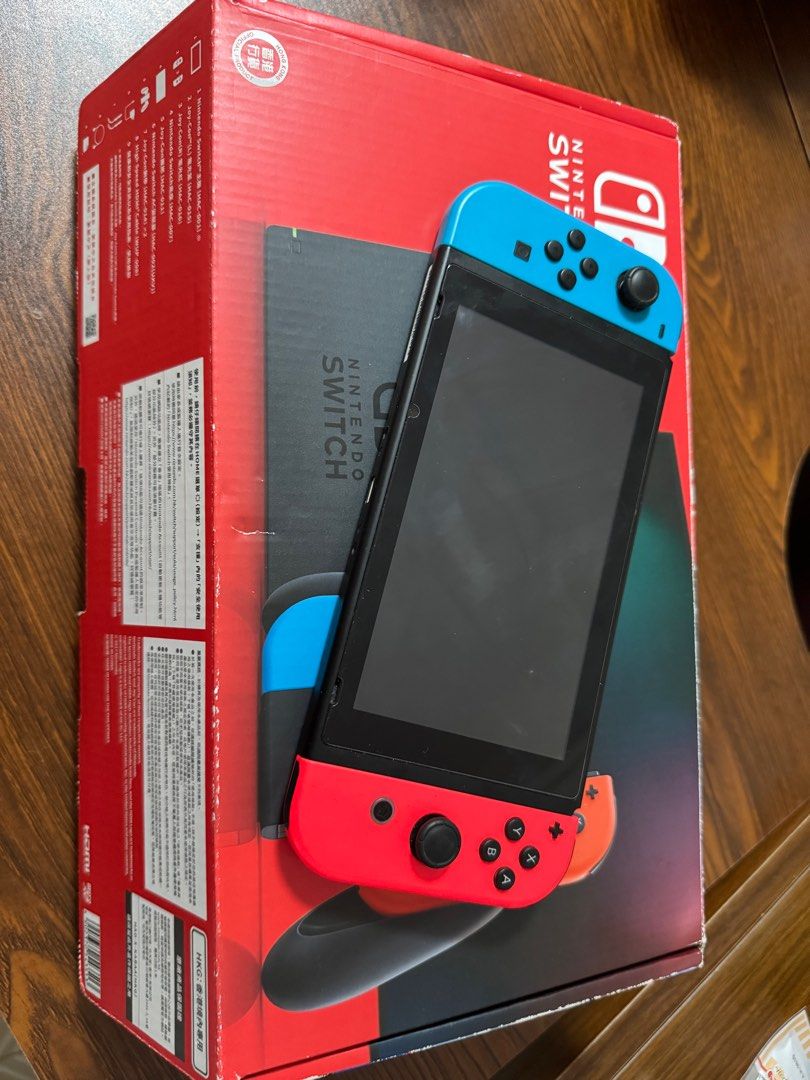 Nintendo Switch Console with Joy-Cons, Video Gaming, Video Game ...