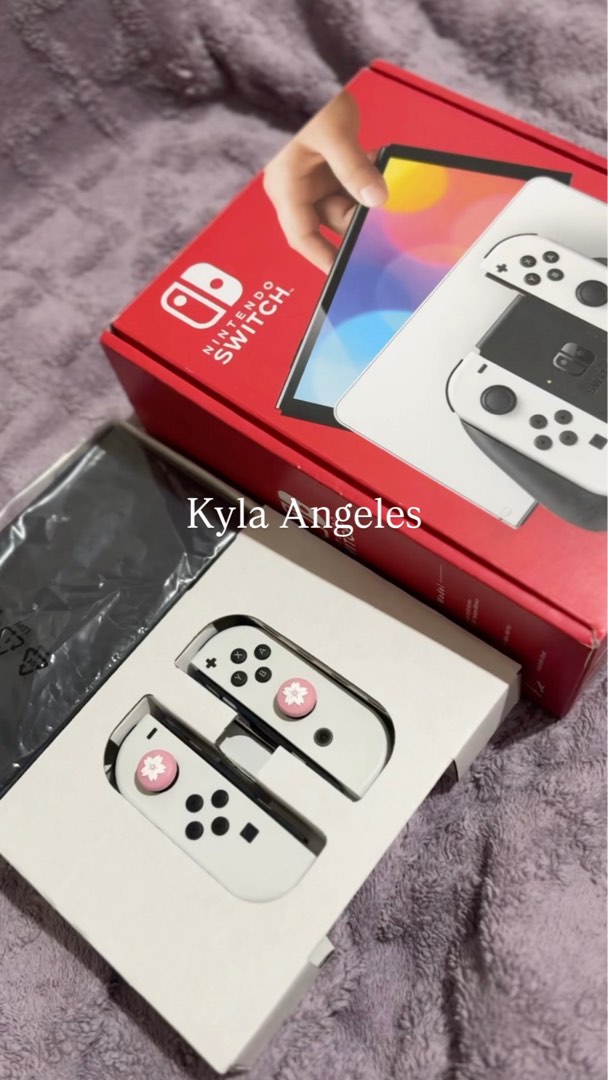 Nintendo Switch OLED Console - White, Video Gaming, Video Game Consoles ...