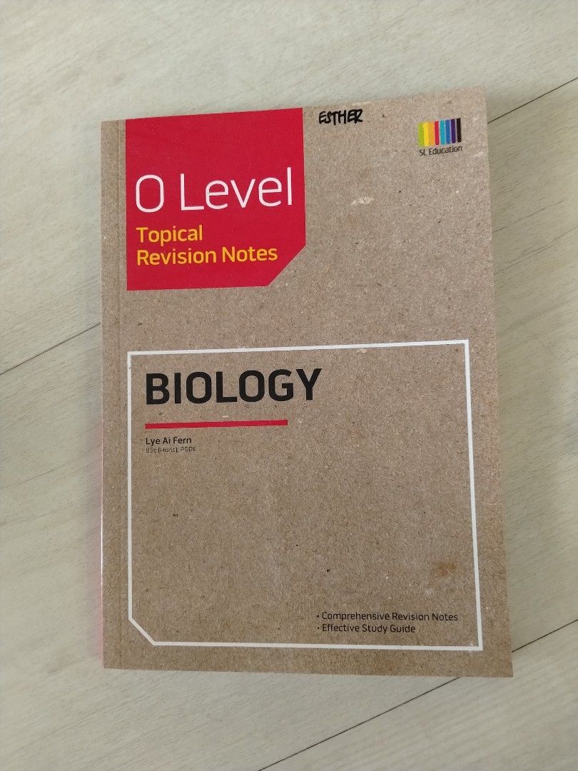 O Level Biology Topical Revision Notes, Hobbies & Toys, Books ...