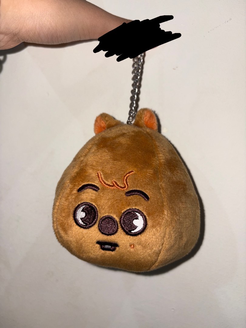 OFFICIAL STRAYKIDS SKZOO HAN QUOKKA HEAD KEYCHAIN, Hobbies & Toys ...