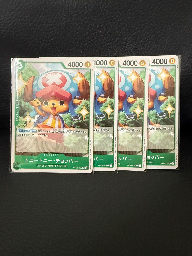 One Piece Card Game - Tony Tony Chopper OP09-029, Hobbies & Toys, Toys ...
