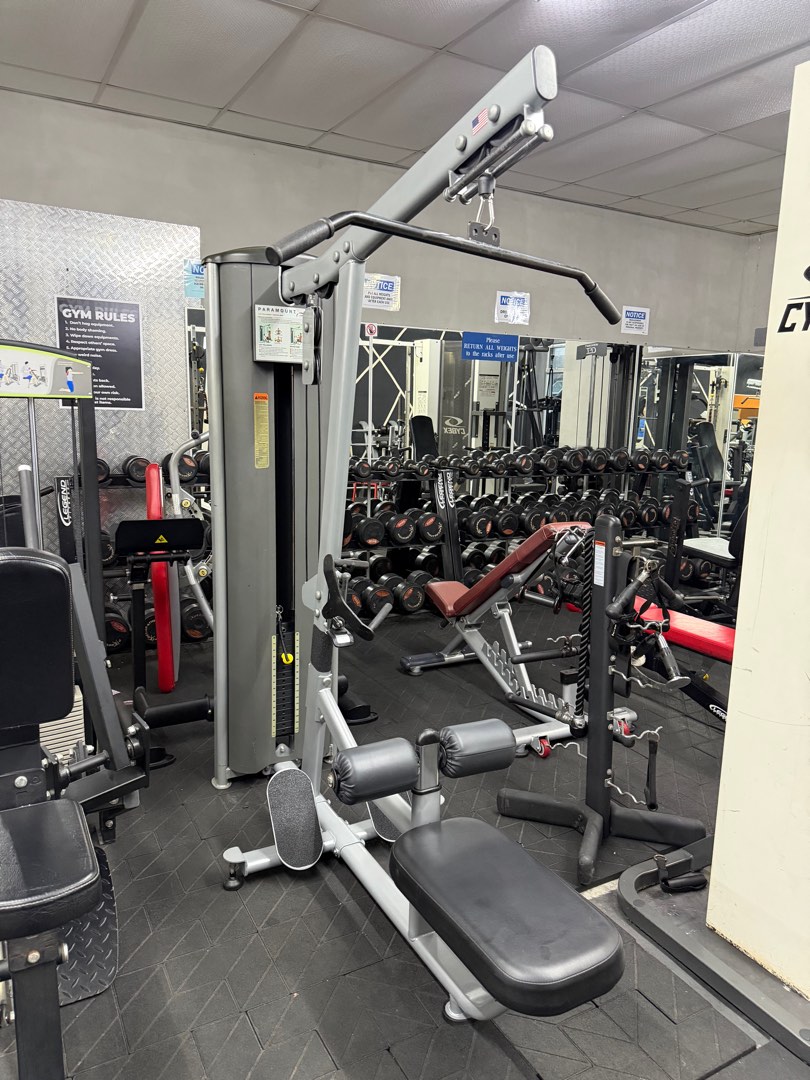 Paramount fitness USA FS 53 dual functions average lat pull down ...