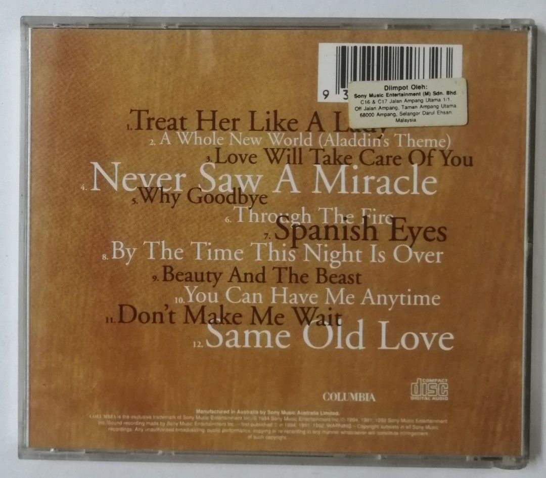 Peabo Bryson - Through The Fire CD (714) Celine Dion Regina Belle Kenny ...