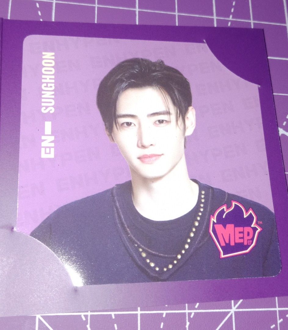 Photocard Sunghoon , Enhypen , Mep, Hobbies & Toys, Collectibles ...