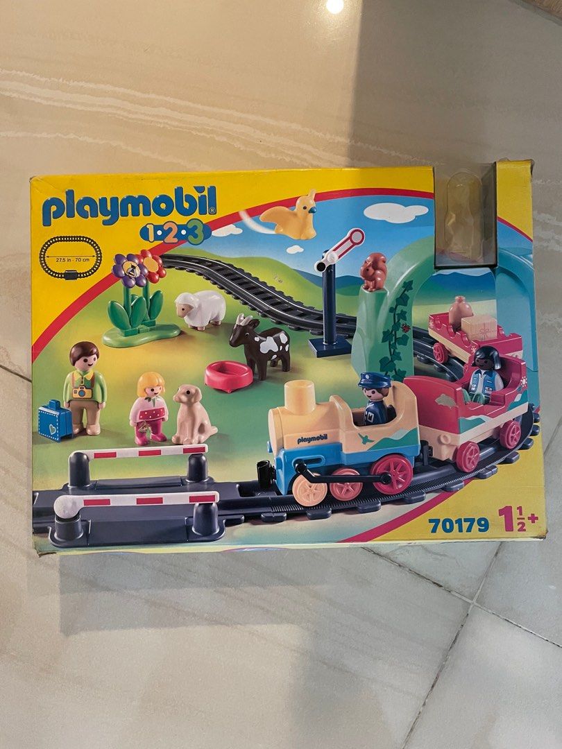 Playmobil set train and tracks, Hobbies & Toys, Toys & Games on Carousell
