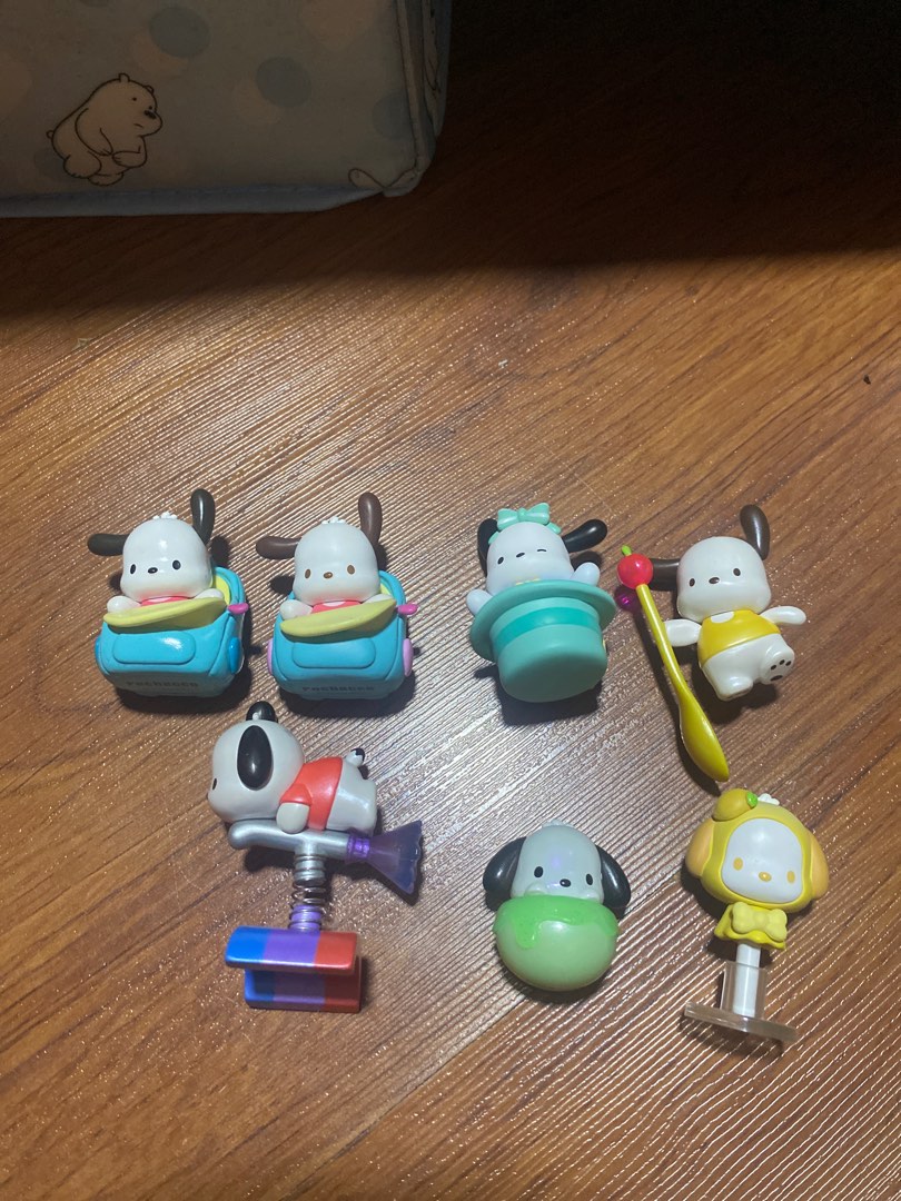 Pochacco Figurines Set, Hobbies & Toys, Toys & Games on Carousell