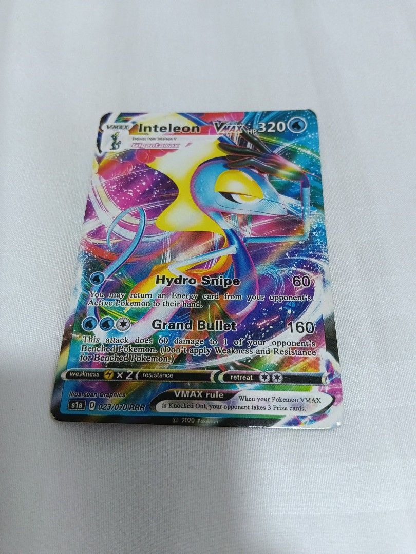 Pokemon Card - Inteleon VMAX, Hobbies & Toys, Toys & Games on Carousell