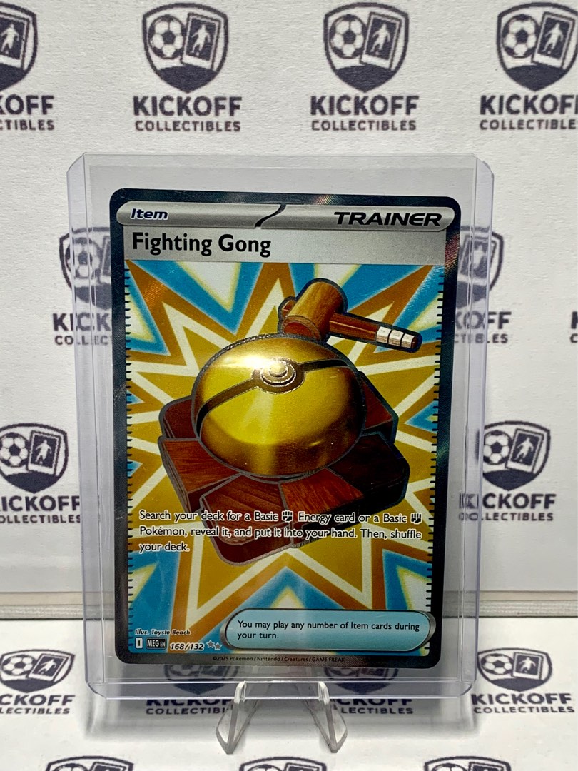 Pokemon Fighting Gong Trainer 168/132, Hobbies & Toys, Toys & Games on ...