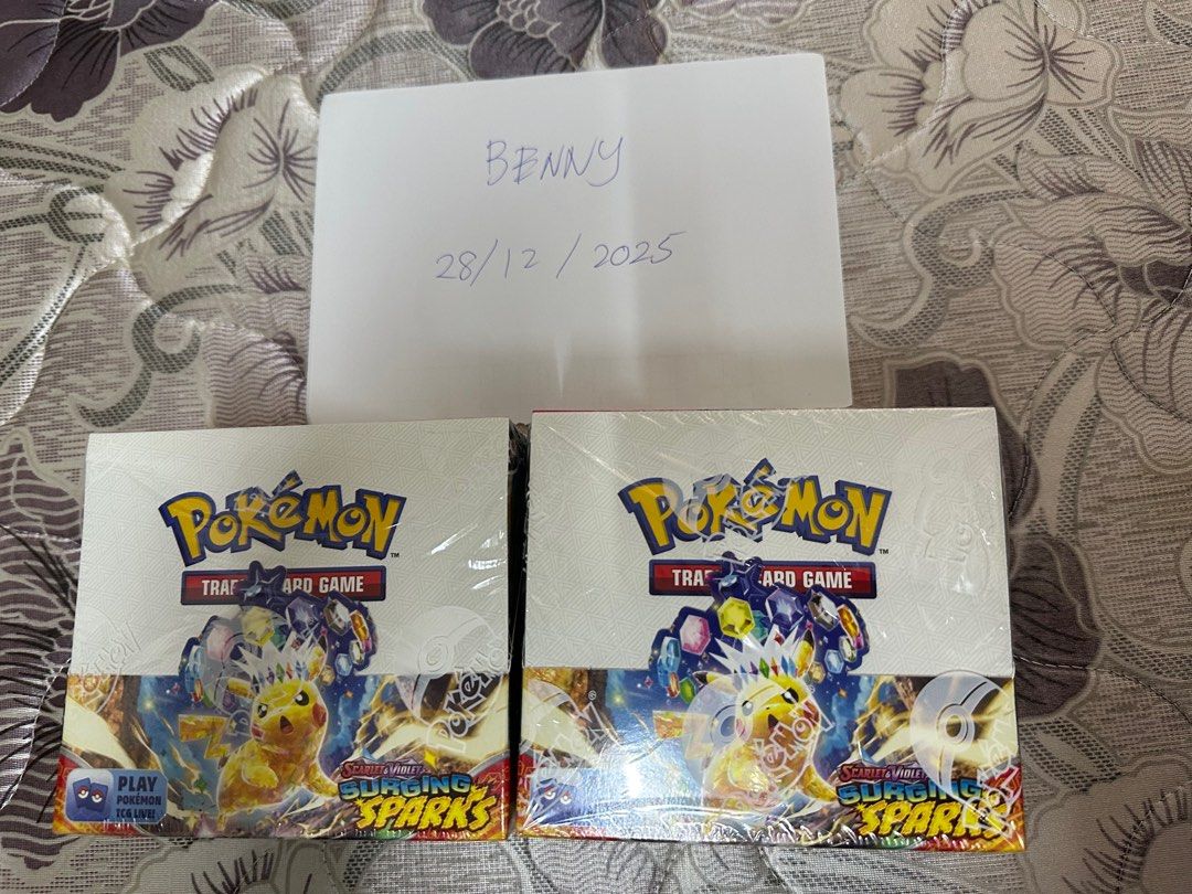 Pokemon SV8 Surging Sparks Booster Box, Hobbies & Toys, Toys & Games on ...