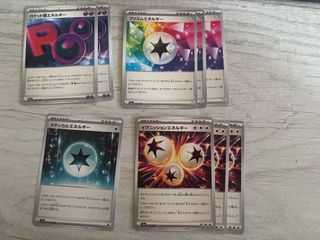 8x Cracked Ice Holo Energy cards from Pokemon TCG Terapagos ex UPC ...