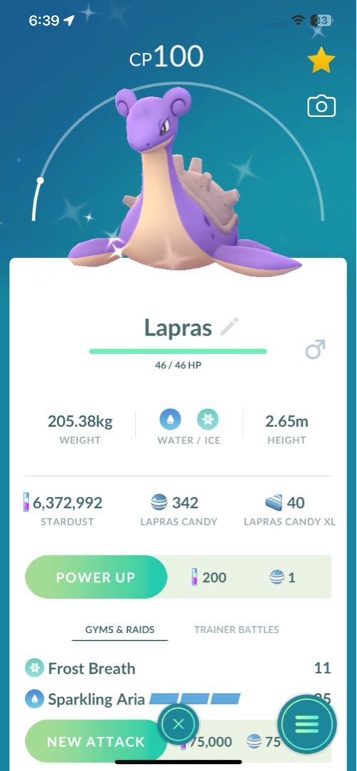 Pokémon go Shiny lapras, Hobbies & Toys, Toys & Games on Carousell