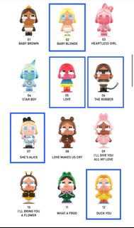 Pop Mart mini Cry baby Crying to the moon seriess, Hobbies & Toys, Toys ...