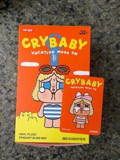POP MART Crybaby Vacation Mode On - Sunbathing, Hobbies & Toys, Toys ...