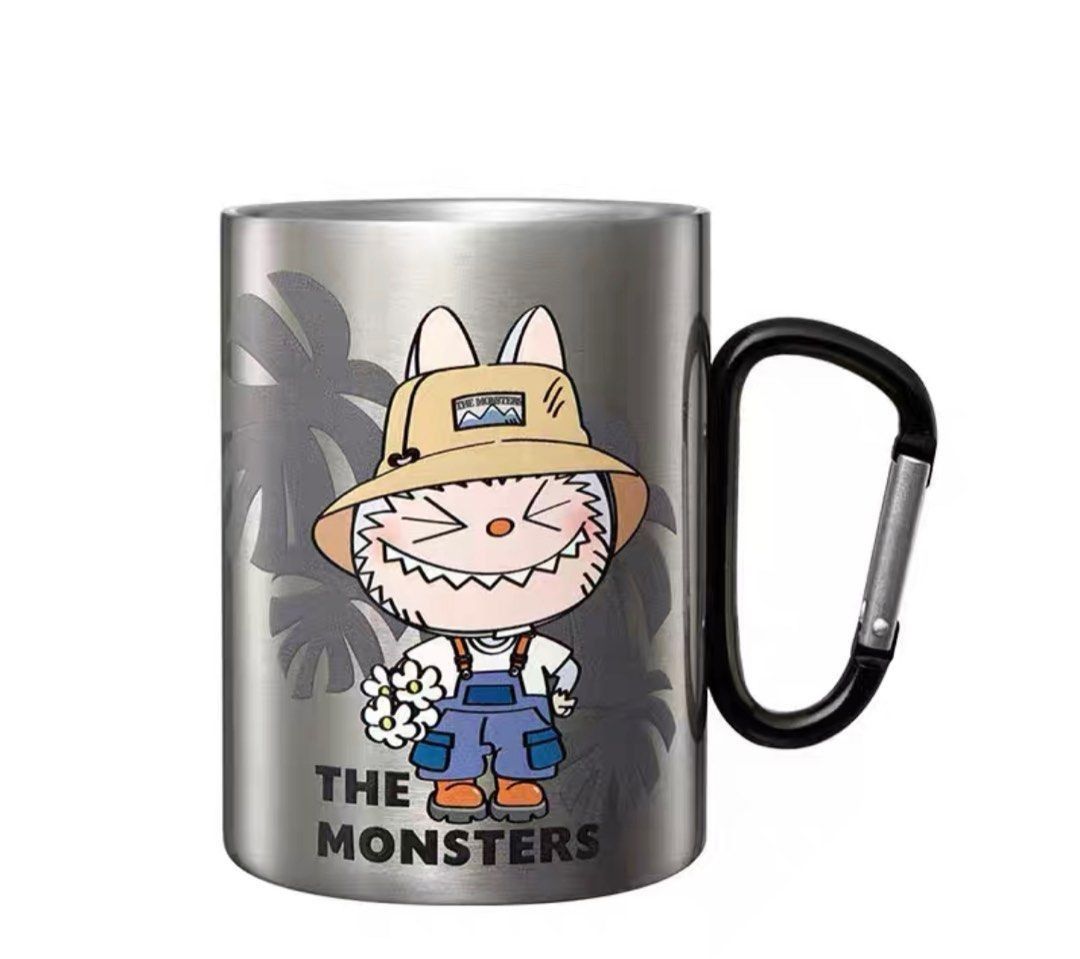 POP MART Labubu The Monsters Garden Bucket Cup, Furniture & Home Living ...
