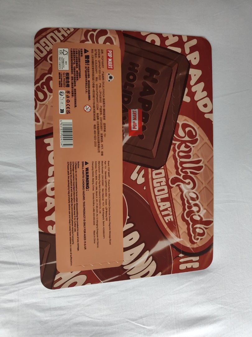 Pop Mart Skullpanda Chocolate Holiday whiteboard, Hobbies & Toys, Toys ...