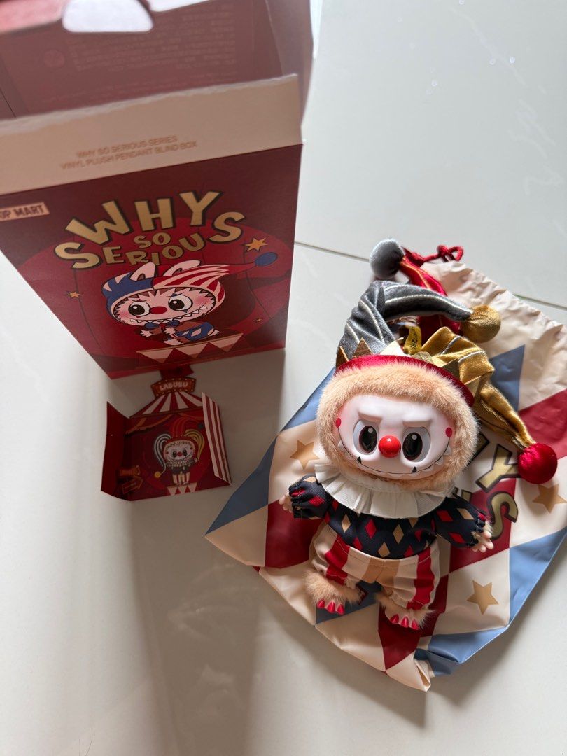 POP MART WHY SO SERIOUS Series Plush - Super Secret, Hobbies & Toys ...