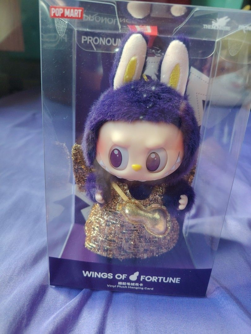 Pop Mart Wings of Fortune Plush Hanging Card, Hobbies & Toys, Toys ...