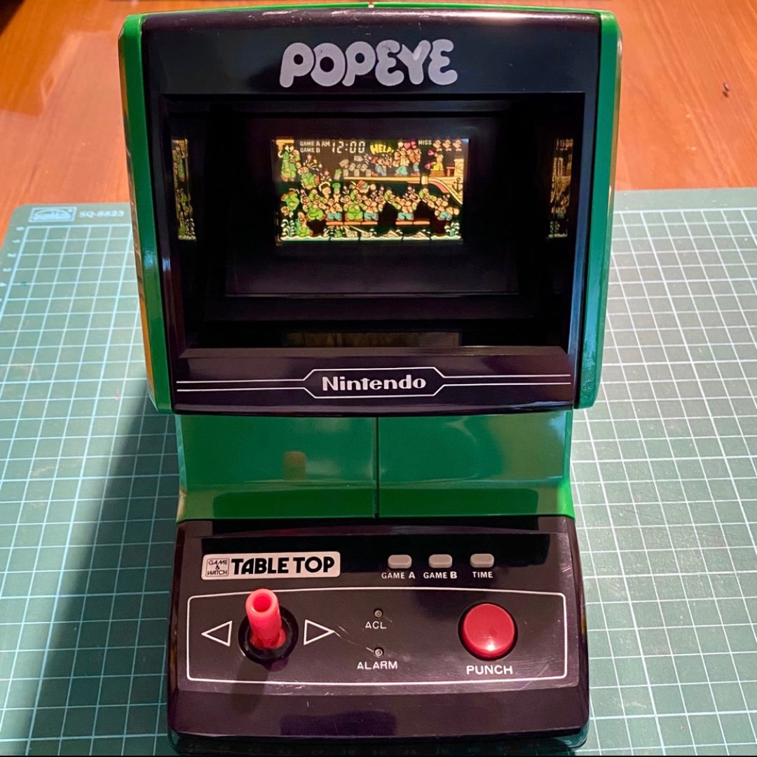 Popeye (Table-Top) - Vintage 1983 Nintendo Game & Watch Colour Screen ...