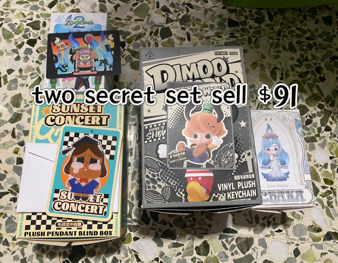 popmart crybaby Sunset Concert & zootopia2 (Secret ), Hobbies & Toys ...