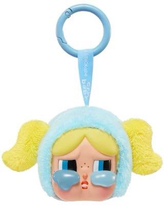 POPMART Crybaby x Powerpuff Girls Vinyl Face Plush Keychain- Bubbles ...