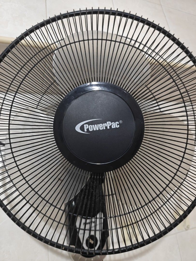 PowerPac 16" Wall Fan with oscillation, Furniture & Home Living ...