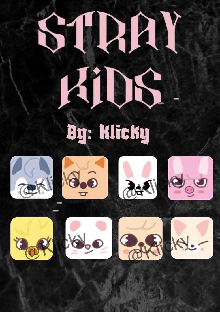 ♧pre order/ interest check for Stray Kids Skz Clicky Keyboard KeyChain ...