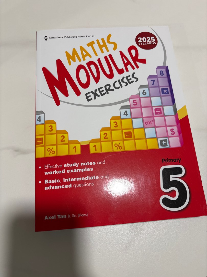 Primary 5 Maths Modular Exercises Textbook, Hobbies & Toys, Books ...
