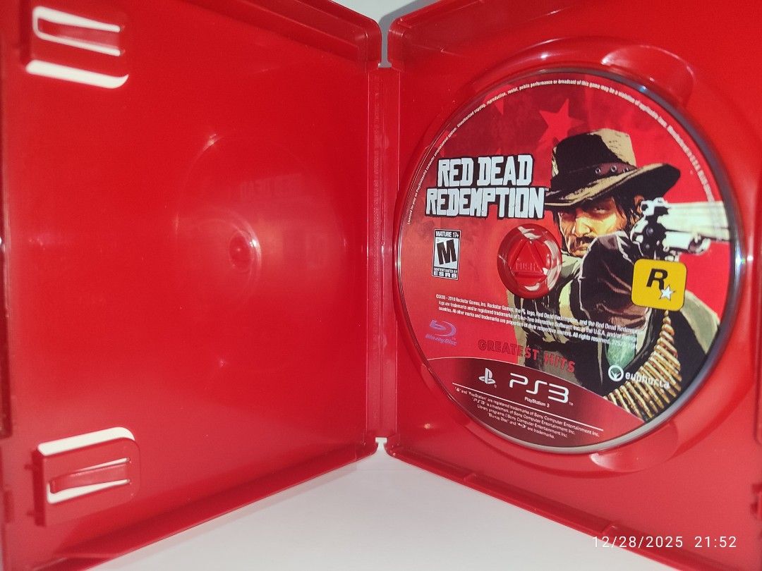 PS3 - Red Dead Redemption (PRE-OWNED) "R1", Video Gaming, Video Games ...