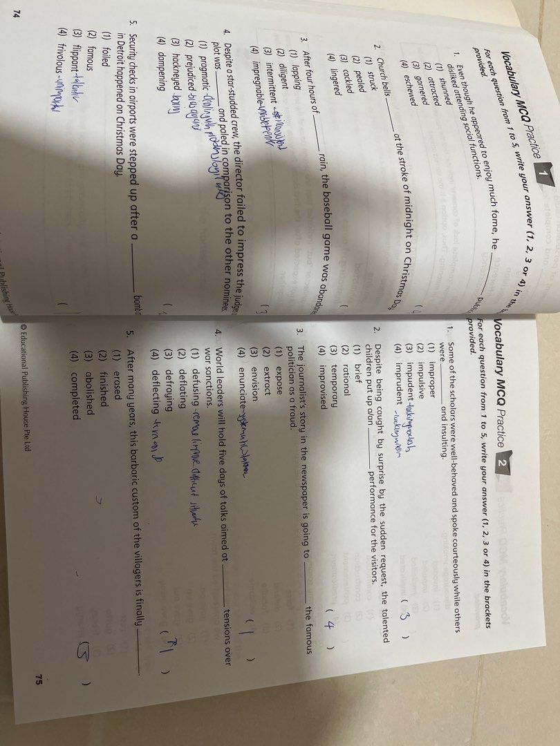 psle english practice, Hobbies & Toys, Books & Magazines, Assessment ...