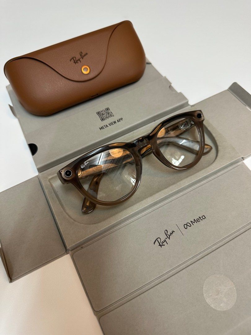 (Transition Lens) Ray-Ban Meta Headliner Smart Glasses - Shiny Warm ...