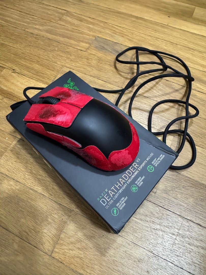 Razer DeathAdder V3 Gaming Mouse (Wired) - Superglide Mouse Feet ...