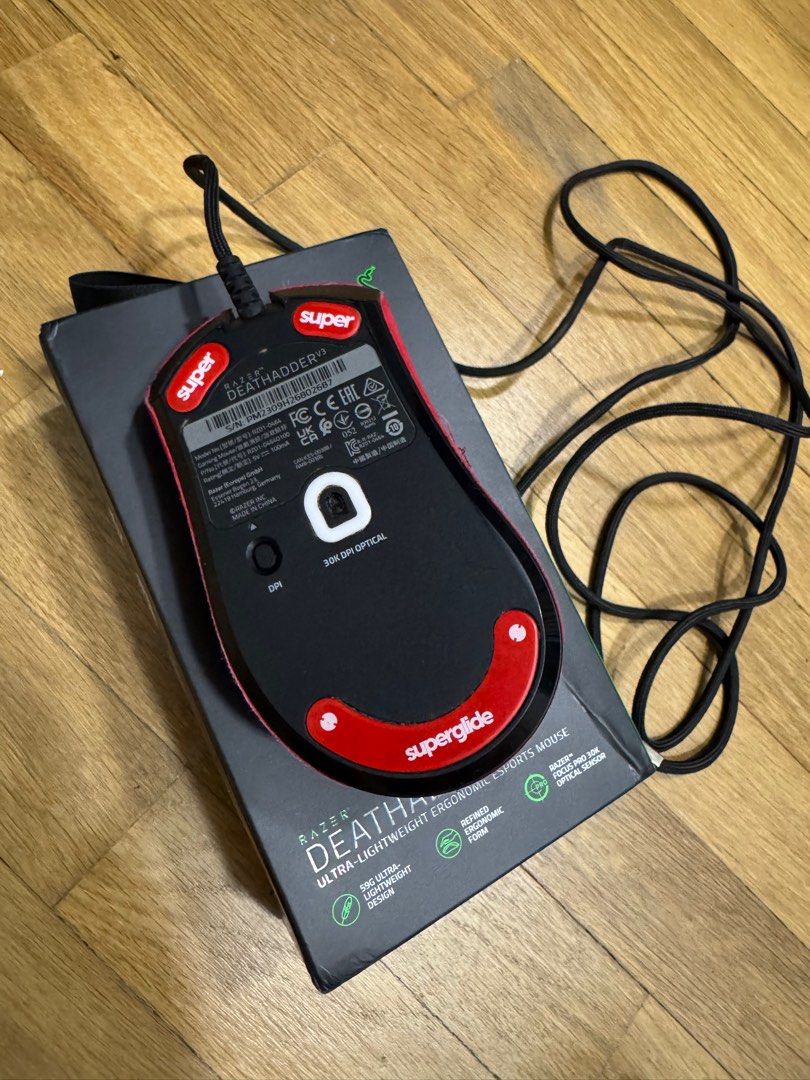 Razer DeathAdder V3 Gaming Mouse (Wired) - Superglide Mouse Feet ...