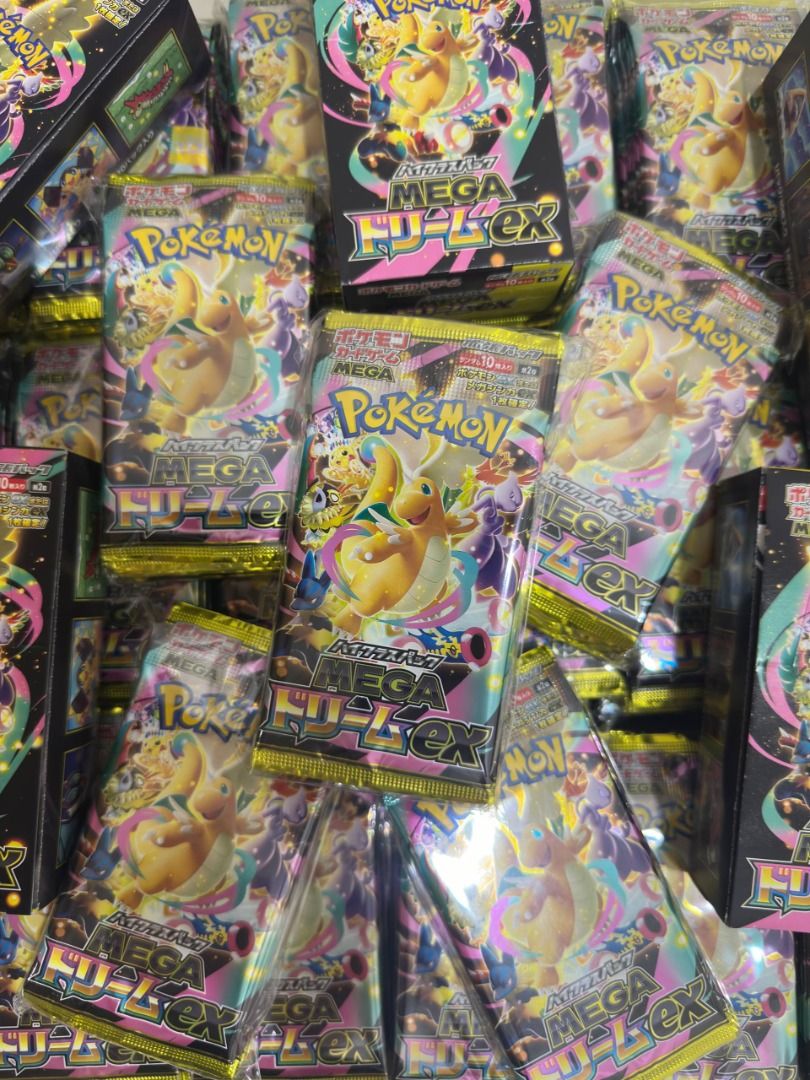 [READY STOCK] Mega Dream ex Pokemon TCG Japanese UNFILTERED Loose Packs ...