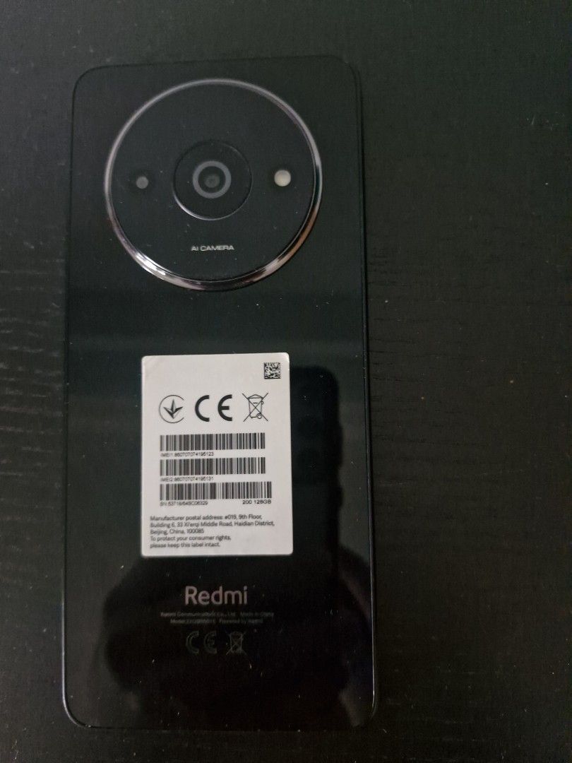 Redmi A3- midnight black 4GB RAM 128GB, Mobile Phones & Gadgets, Mobile ...