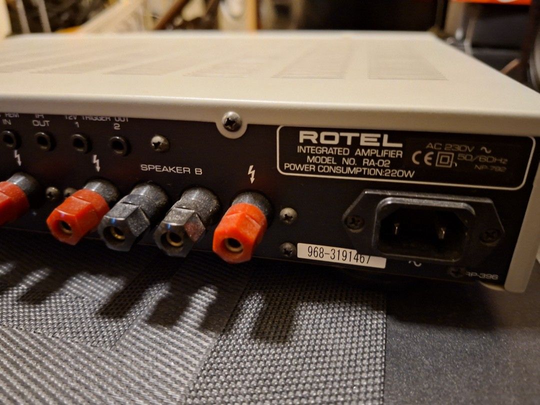 Rotel RA-02 Integrated Amplifier (faulty), Audio, Soundbars, Speakers ...