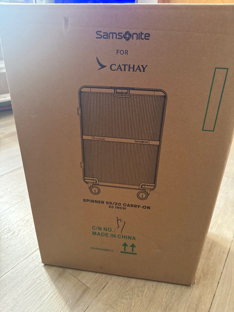 Samsonite X Cathay 國泰新秀麗20寸旅行喼, 興趣及遊戲, 旅行, 旅遊 - 旅行必需品及用品 - Carousell