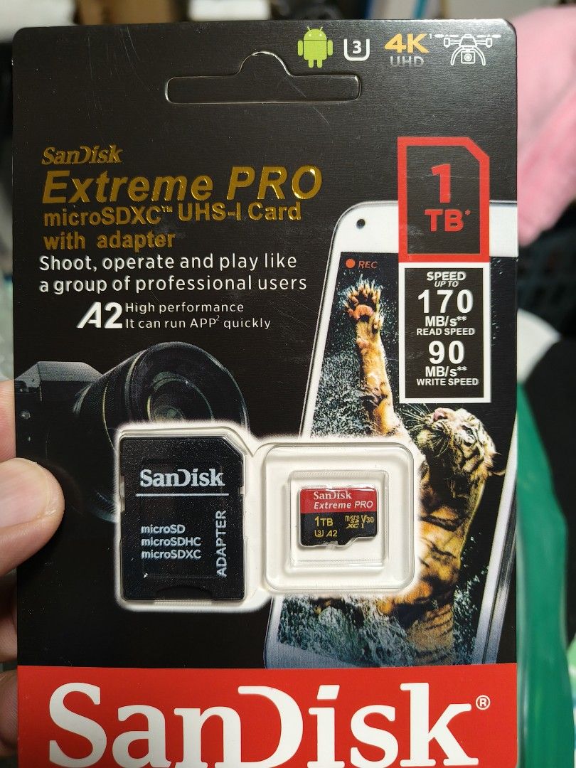 SanDisk Extreme Pro 1TB MicroSD Card with Adapter, Mobile Phones ...