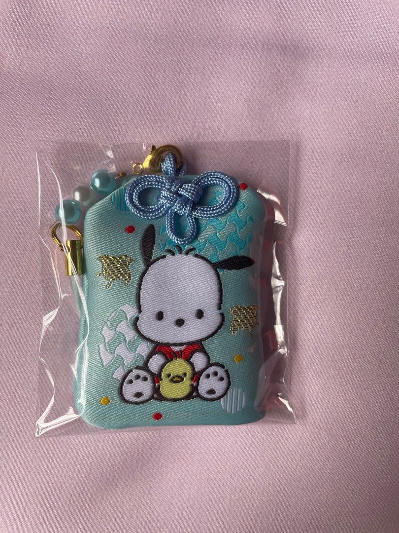 [Original] Sanrio Pochacco Omamori Good Luck Charm keychain, Women's ...