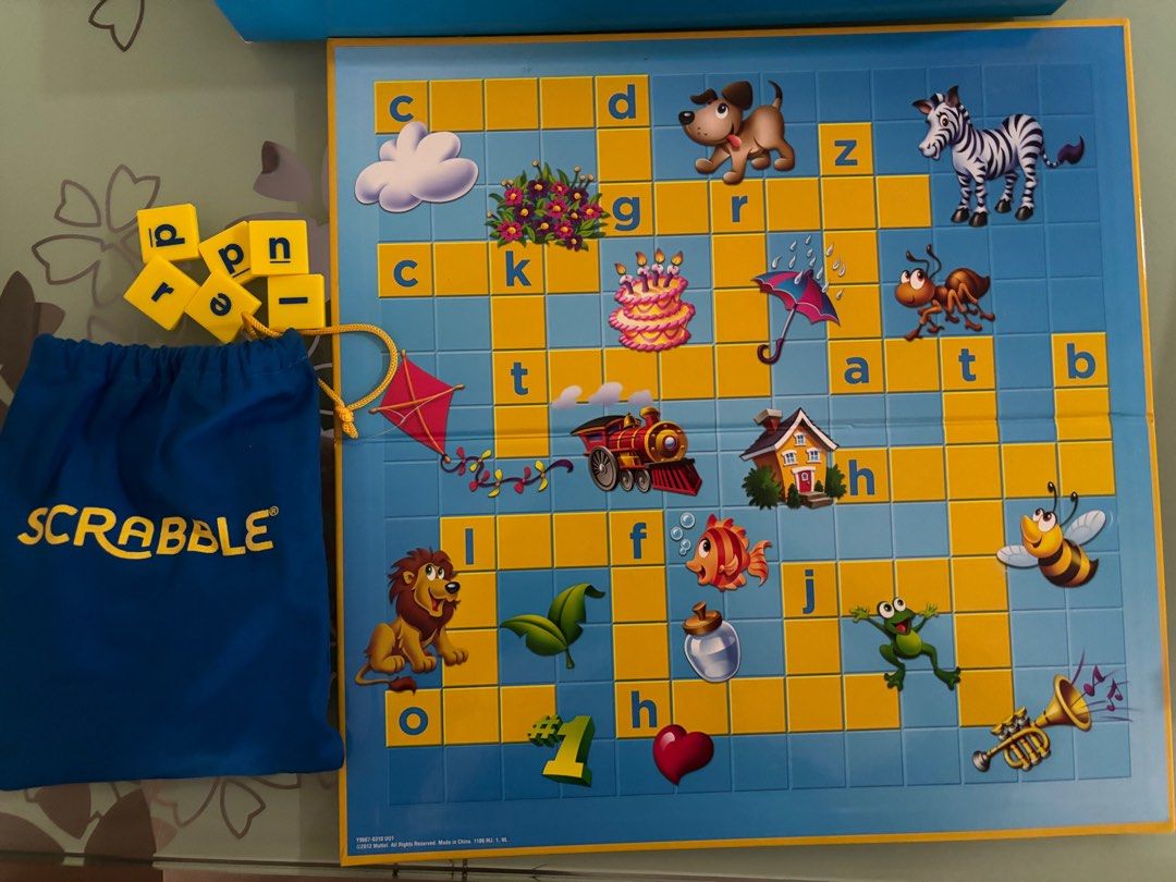 Scrabble Junior Board Game, Hobbies & Toys, Toys & Games on Carousell