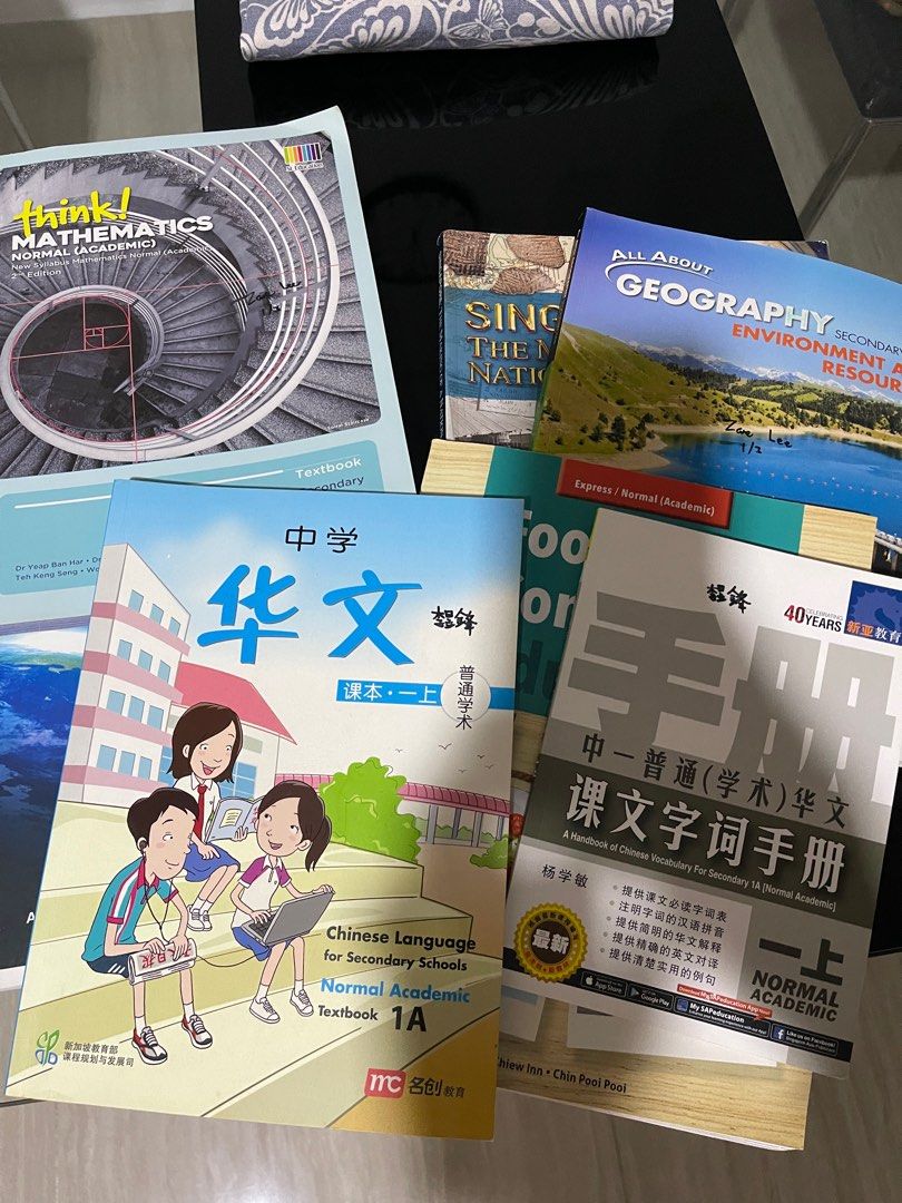 Secondary School Textbooks - Science, Math, Geography, History, Chinese ...